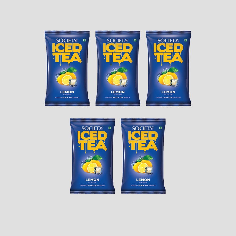 Lemon Black Iced Tea Premix – 100g Pack | Society Tea