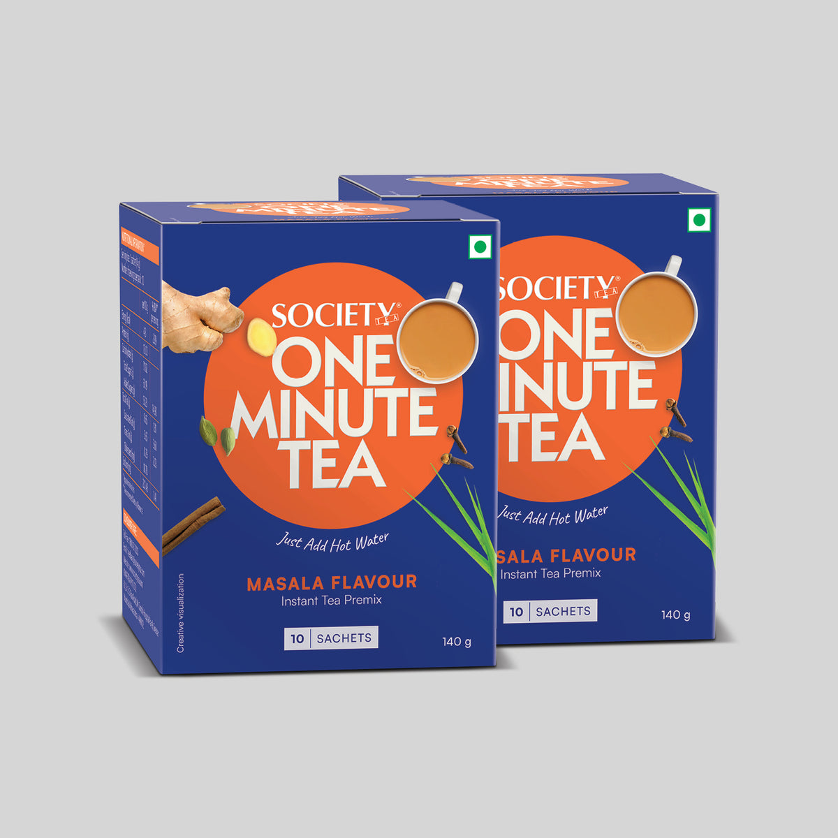 OMT Masala Premix Pack of 2 | Readymade Tea Powder | Society Tea