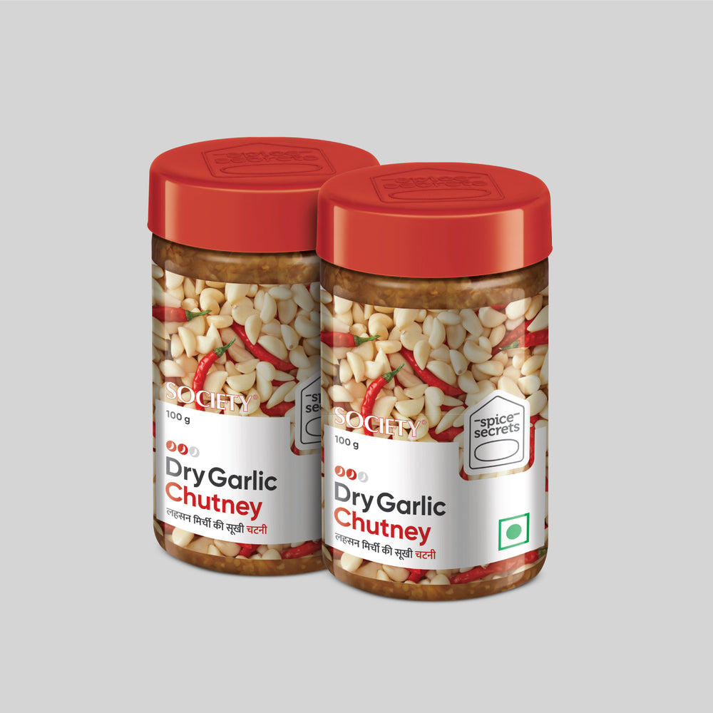 Buy Dry Garlic Chutney Pack of 2 Online | Authentic Garlic Chutney ...