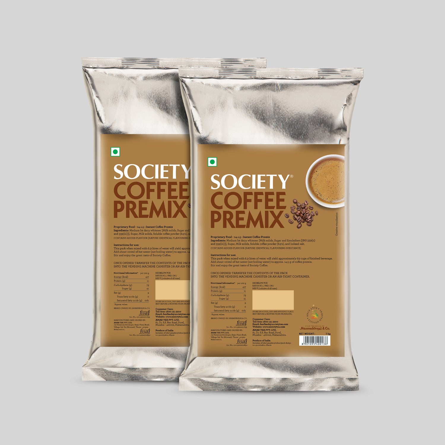 Coffee Premix - Pack of 2 | Society Tea - Instant Coffee Brands