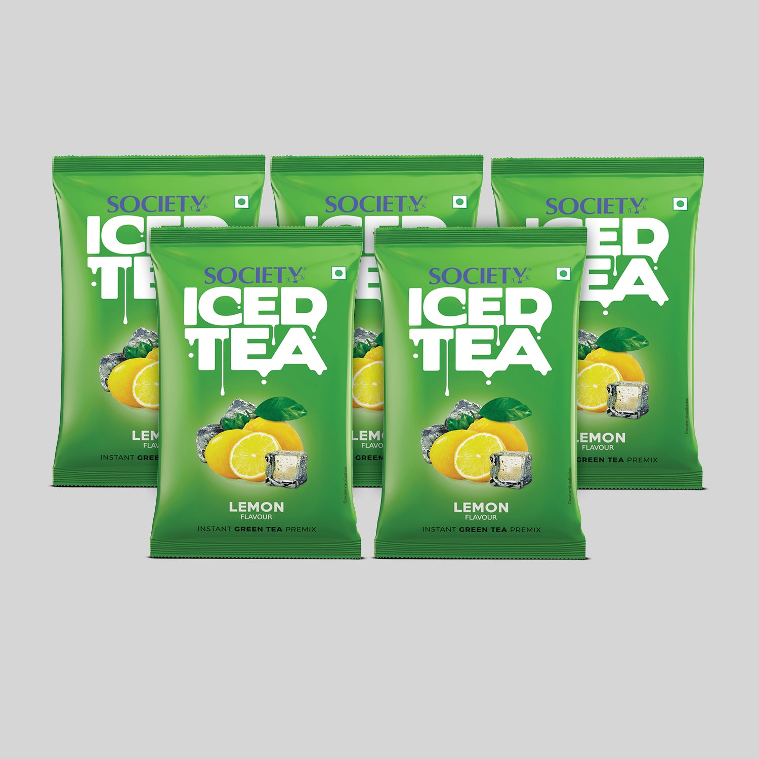 Lemon Green Iced Tea Premix – Pack of 5 | Society Tea